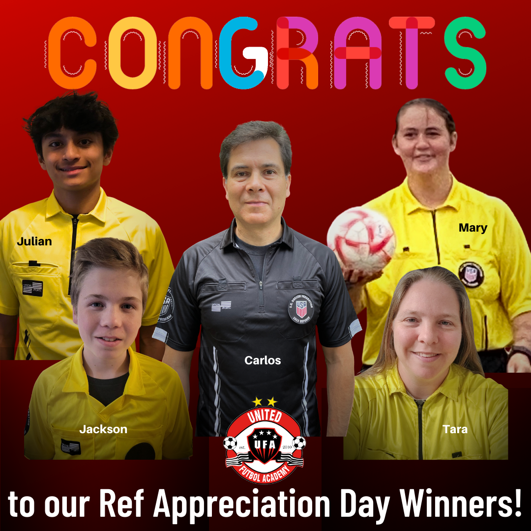 Referee Appreciation | United Futbol Academy